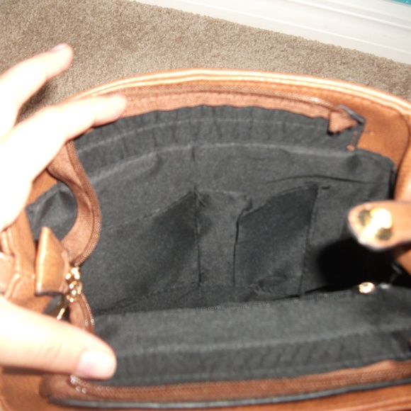 Tems | Bags | Final Price Brown Faux Leather Backpack | Poshmark